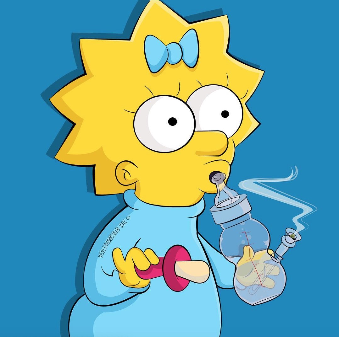 Kijk, zo maakt freshprincetasia The Simpsons '420' - CNNBS.nl