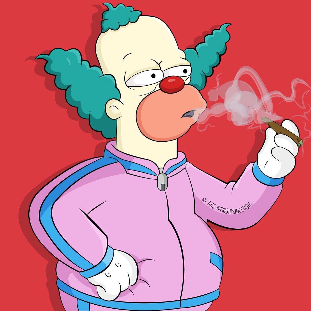 Kijk, zo maakt freshprincetasia The Simpsons '420' - CNNBS.nl