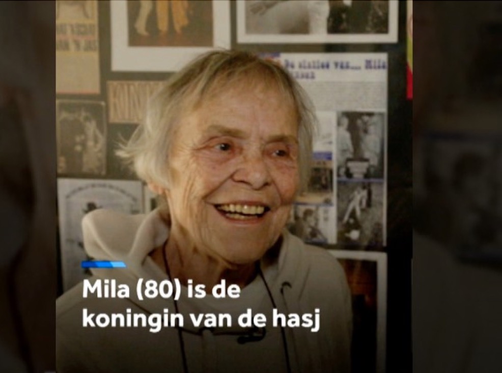 'Hasj koningin' Mila Jansen (80) legt het nog één keertje uit - CNNBS.nl